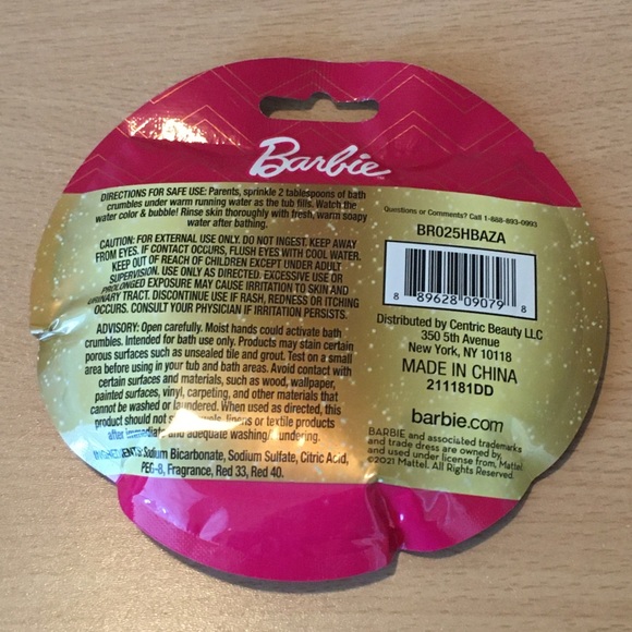 Barbie | Bath, Skin & Hair | Fairy Dust Bath Powder Candy Princess ...